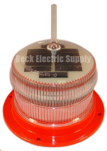 SOLAR LED MARINE LIGHT / HAZARD MARKER LIGHT RED 1-2NM SEALITE, SL15 RED