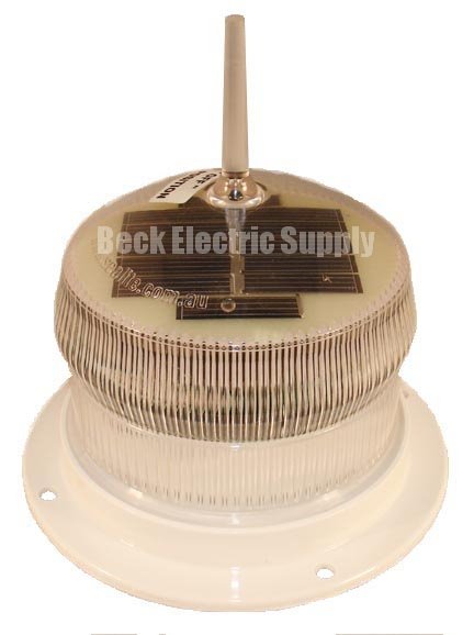 SOLAR LED MARINE LIGHT / HAZARD MARKER LIGHT WHITE 1-2NM SEALITE, SL15 ...