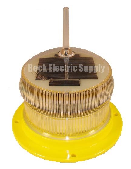SOLAR LED MARINE LIGHT / HAZARD MARKER LIGHT YELLOW 1-2NM SEALITE, SL15 ...